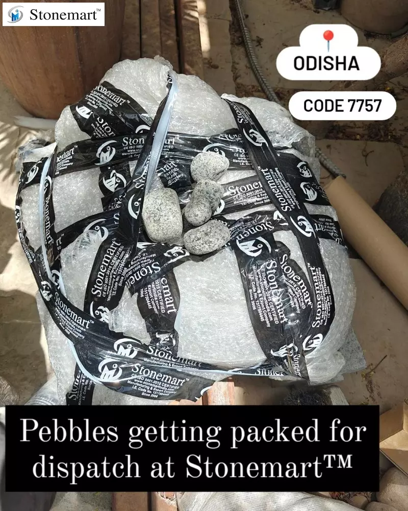 Packing Stone Pebbles For Dispatch To Jeypore, Koraput, Odisha ...