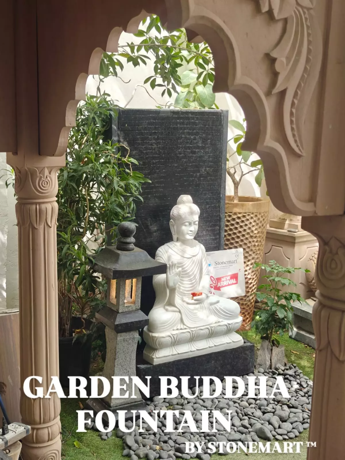 Available - Large Buddha Fountain For Garden - stonemartindia.com