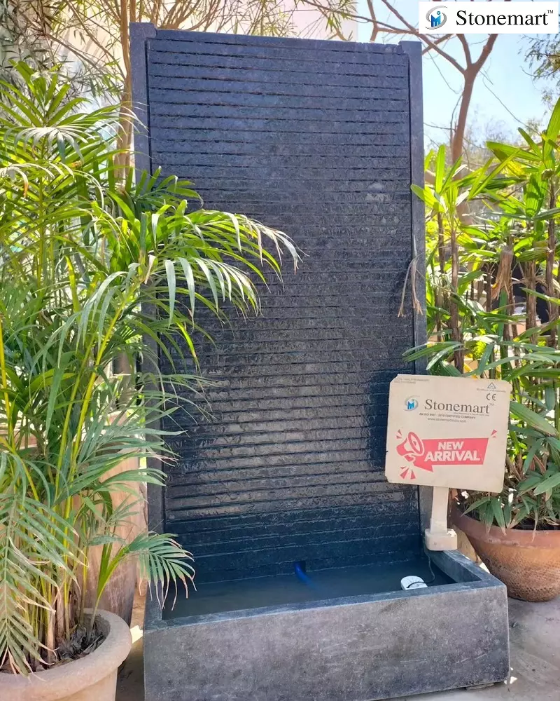 60 Inch, 520 Kg Big Granite Panel Waterfall For Indoor And Outdoor ...