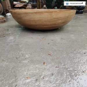 26 Inch Diameter Stone Urli Bowl - stonemartindia.com