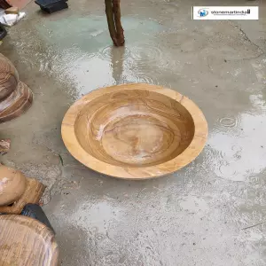 26 Inch Diameter Stone Urli Bowl - stonemartindia.com